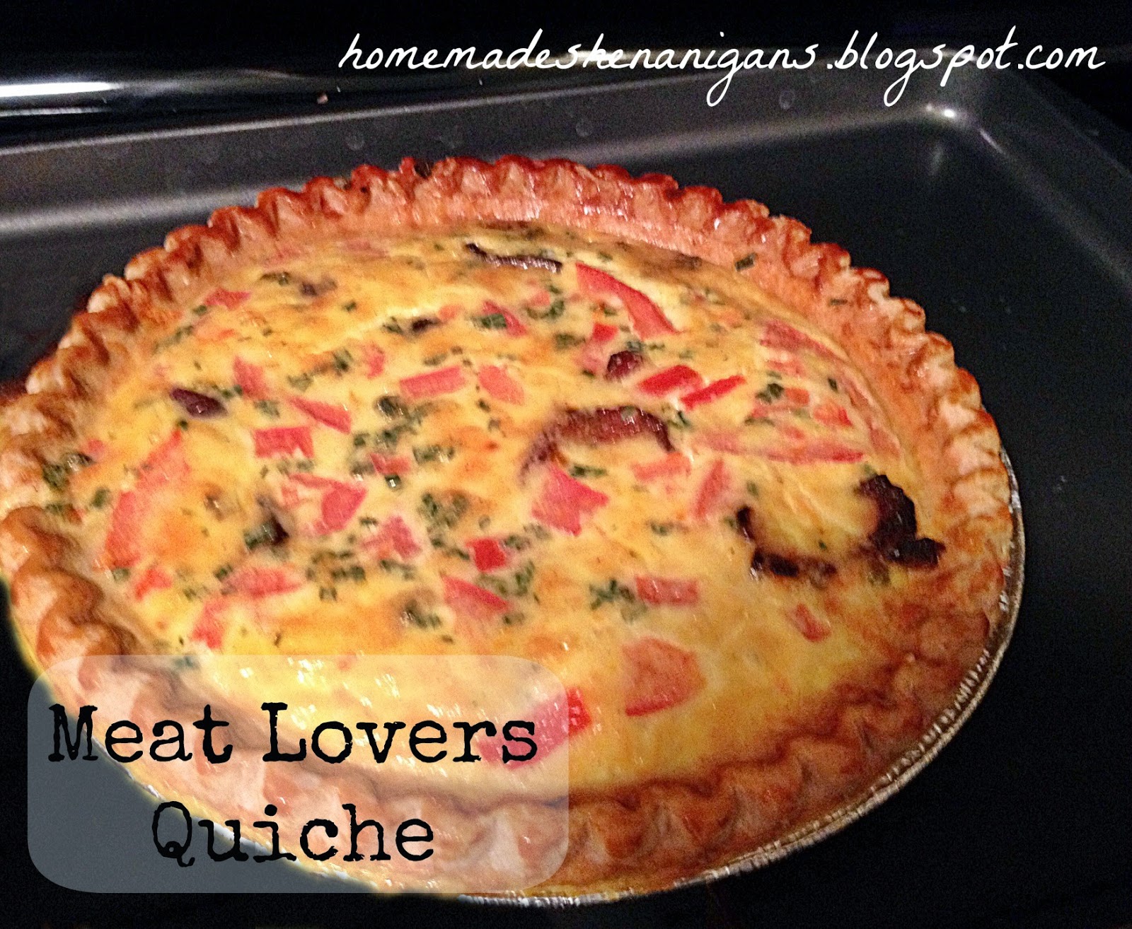Homemade Shenanigans: Mini Meat Lover's Quiche