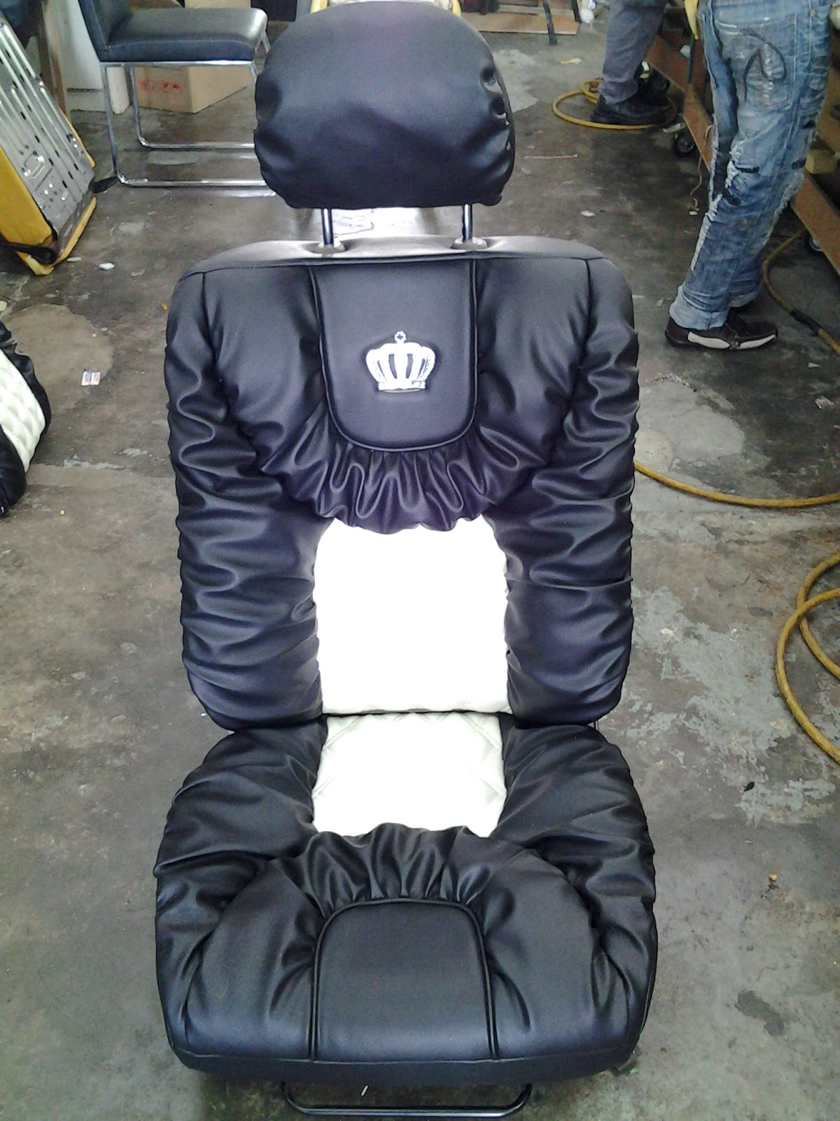 then leather vip seat leather seat car interior design: Garson Design ...