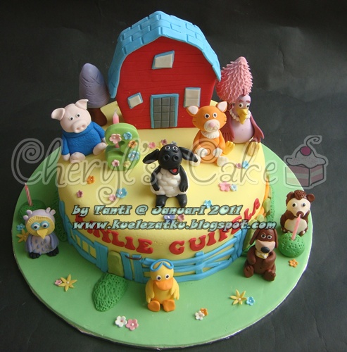 Kue Ulang Tahun Anak | CupCake | Birthday Cake: Timmy Time cake for Kaylie