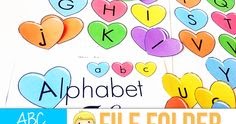 Valentines Day: File Folders (Letters/Matching/Shapes/Numbers)