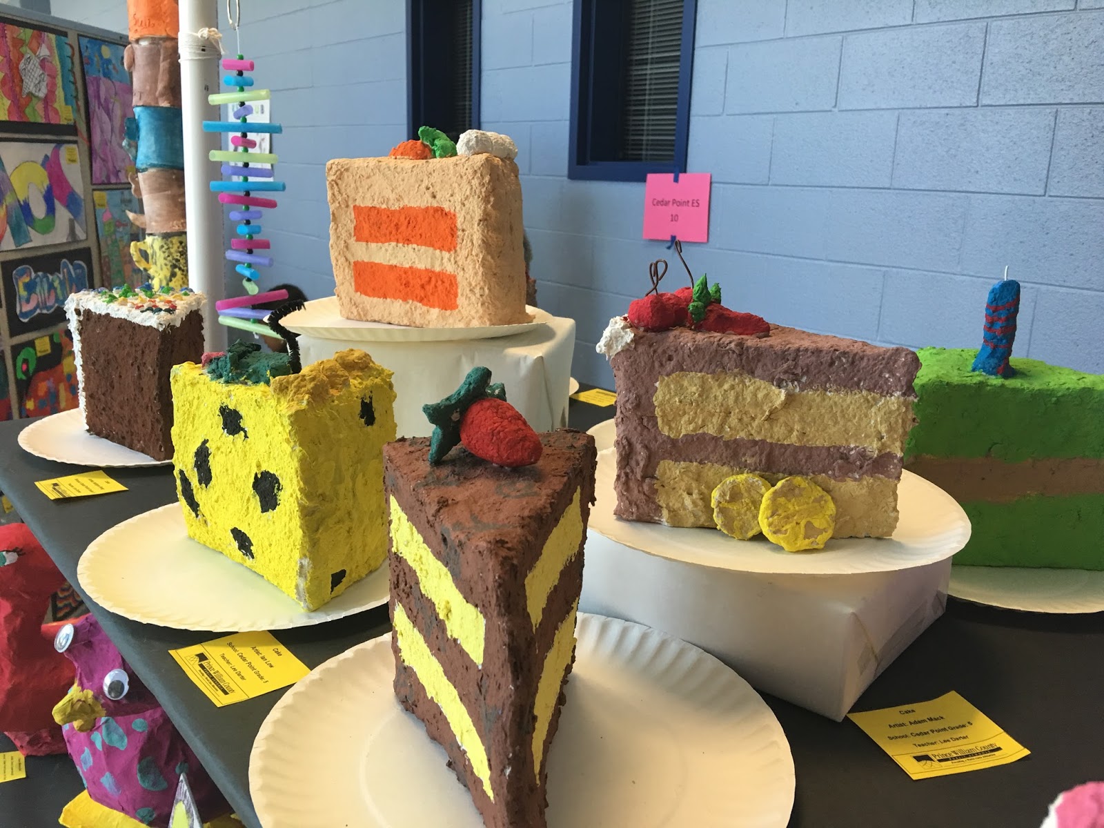 Art Room Blog: Cake In the Style of Wayne Thiebaud and Claycrete