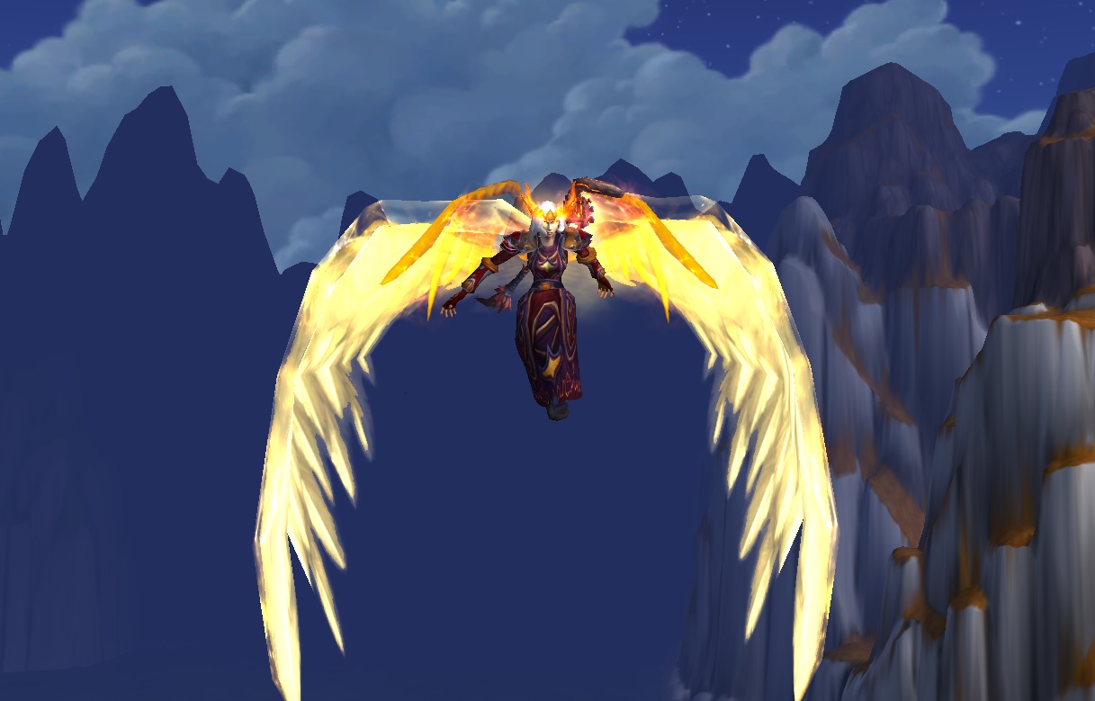 Red Fire Hawk Priest Transmog