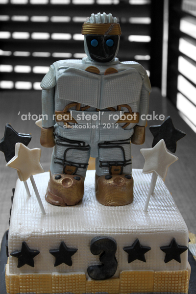 deekookies: 'atom real steel' 3d robot cakes