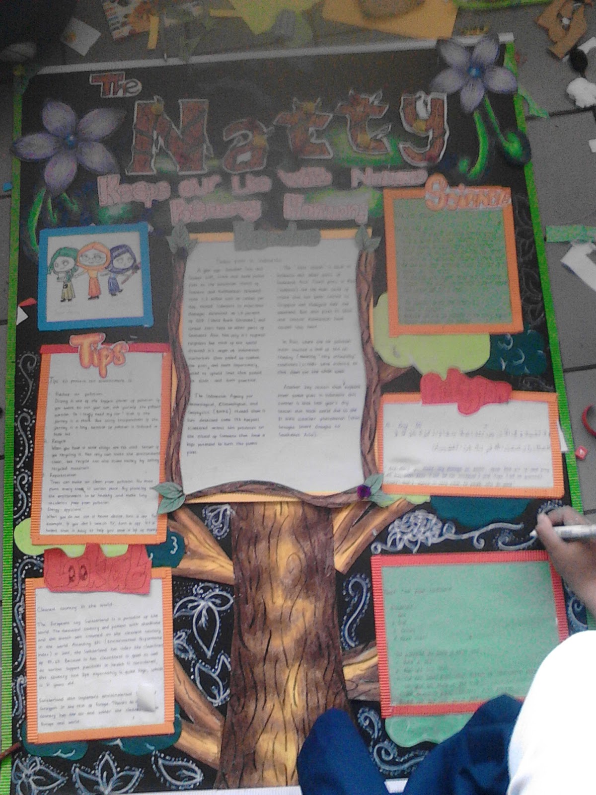 CONTOH "ENGLISH WALL MAGAZINE" KREASI SISWA SMP DI JAKARTA SELATAN ...