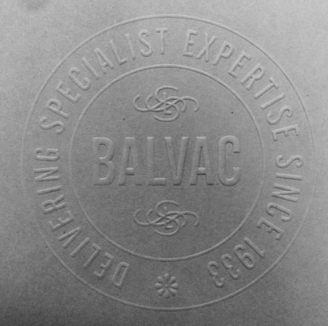 Justin's Amazing World At Fenner Paper: Balvac 80th Anniversary