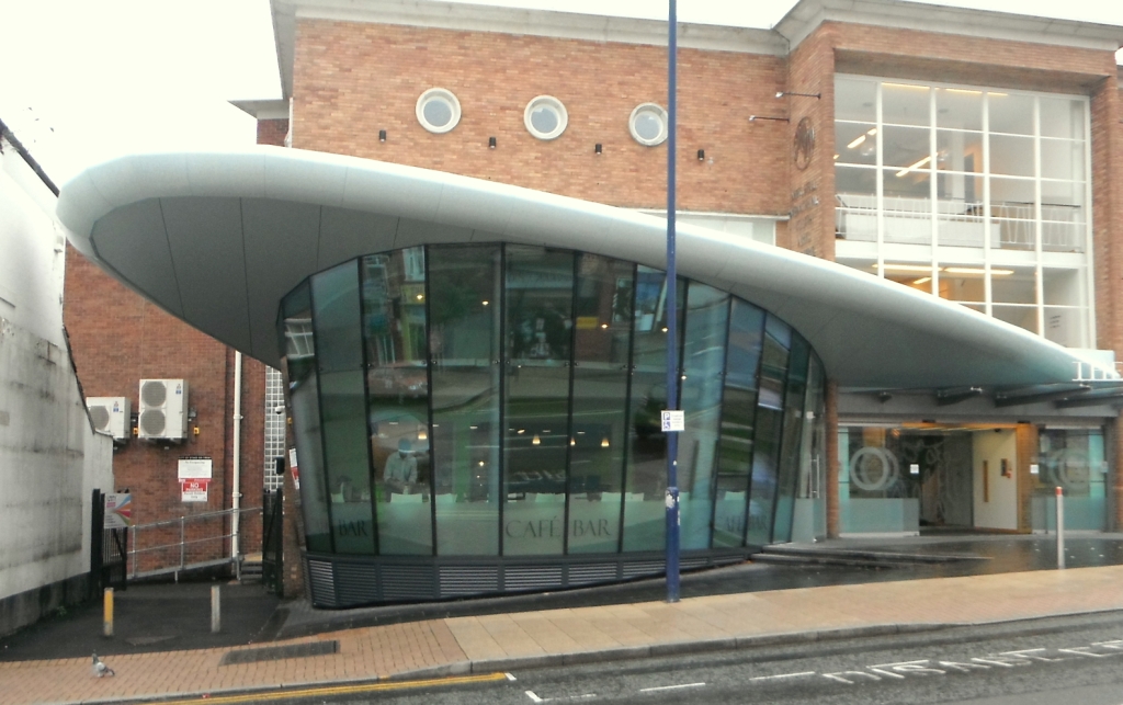 Staffordshire Photo: Cafe shaped like a Spitfire