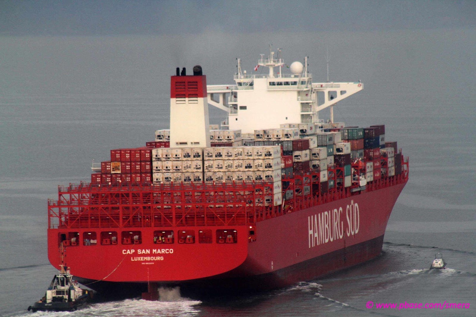 Santos Shiplovers: M/S Cap San Marco / LXCQ - Suspendendo de Santos em ...