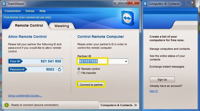 Tugas: Me-remote Desktop Teman Anda Dengan Teamviewer