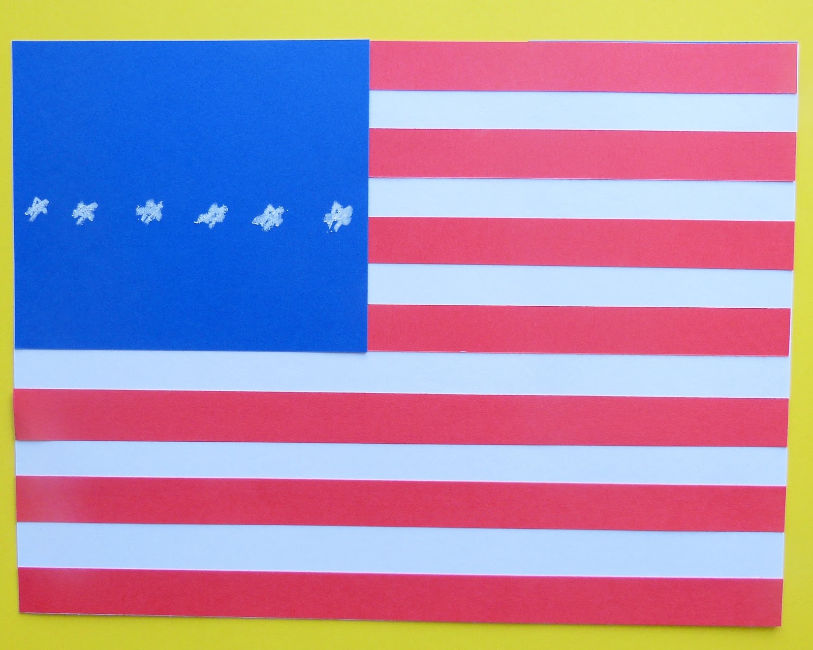 Paula's Primary Classroom: USA Flag Craft Tutorial