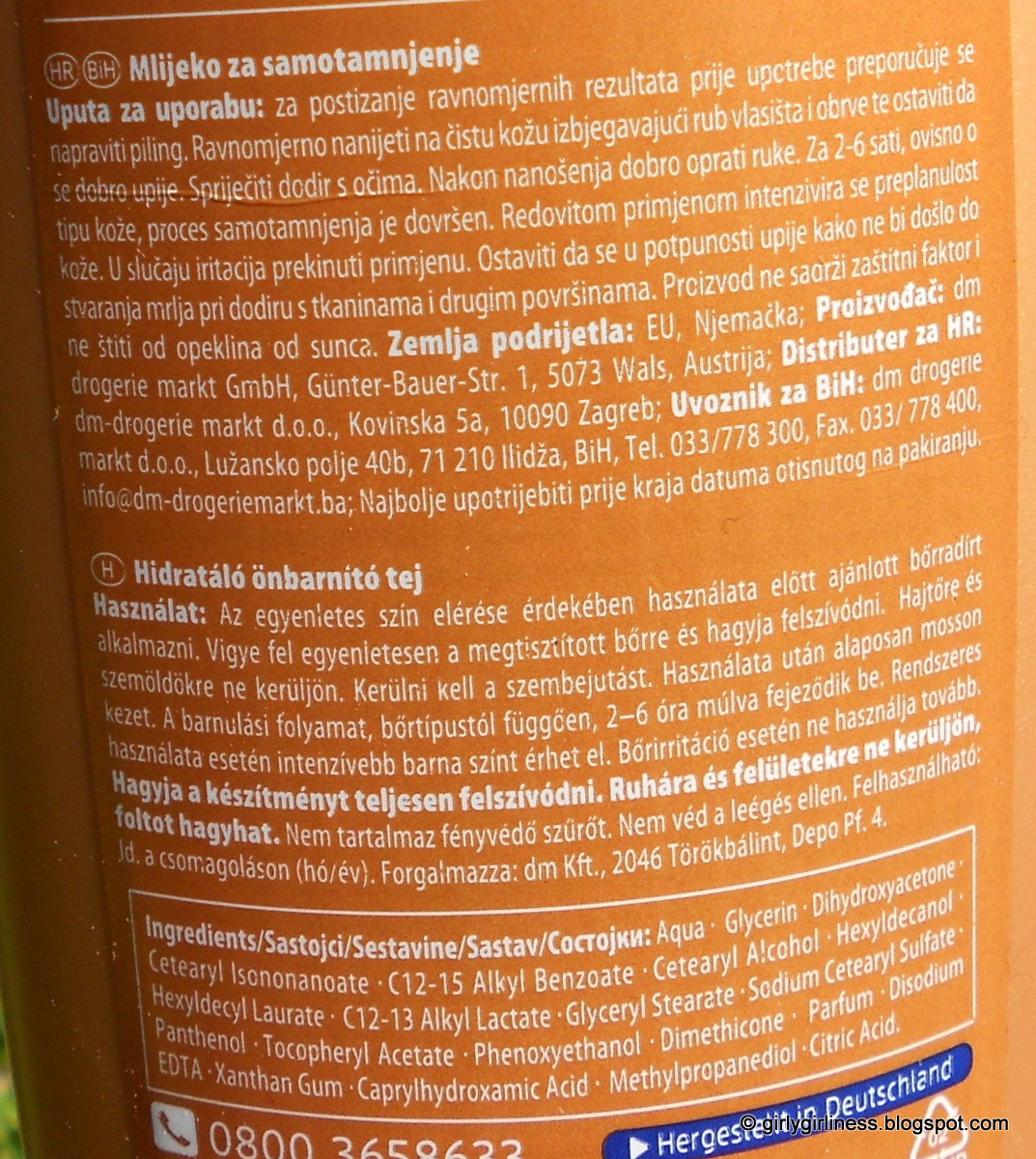 Sundance mlijeko za samotamnjenje {recenzija} - randommess