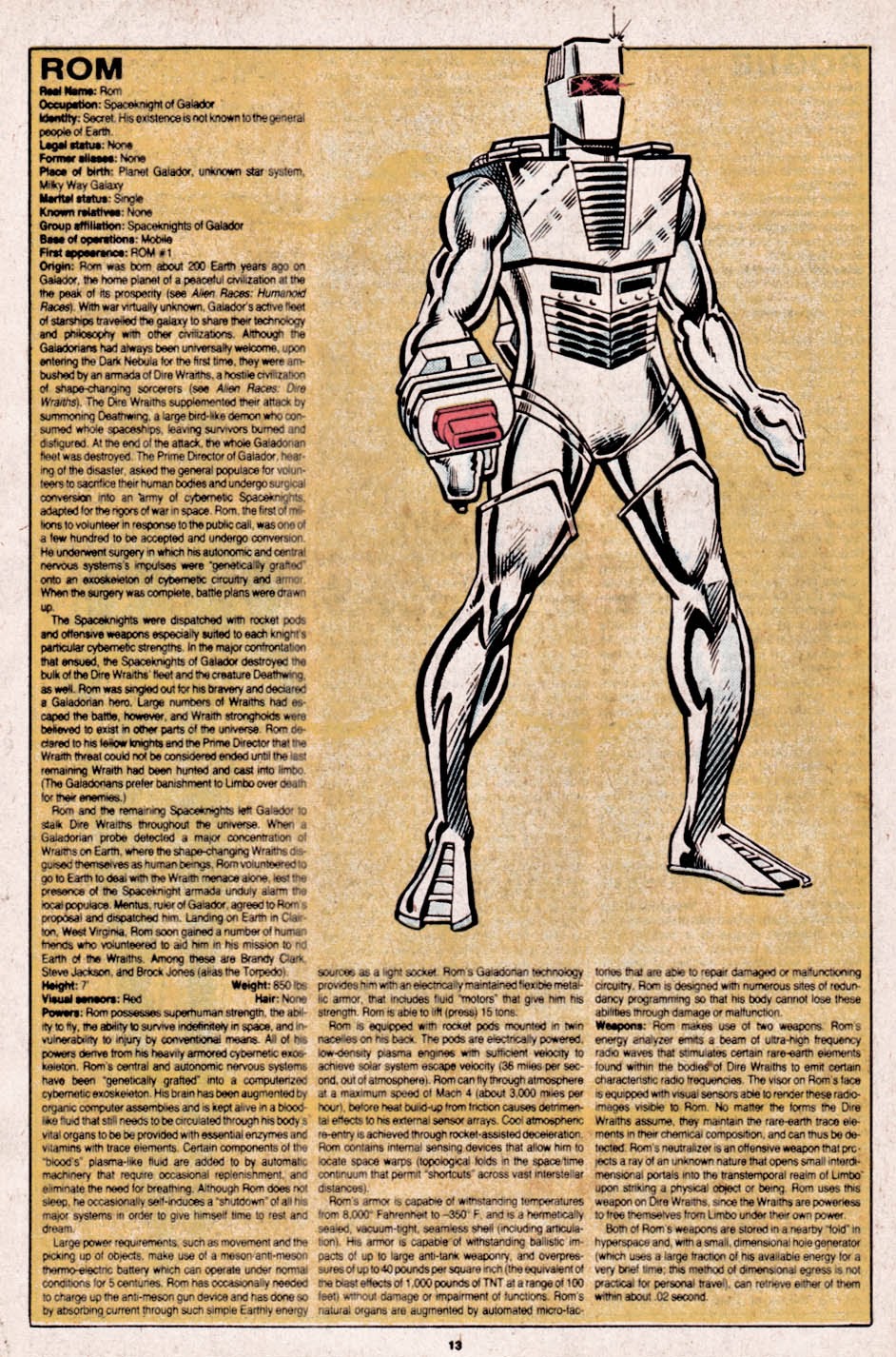 STARLOGGED - GEEK MEDIA AGAIN: 1983: ROM in THE OFFICIAL HANDBOOK OF ...