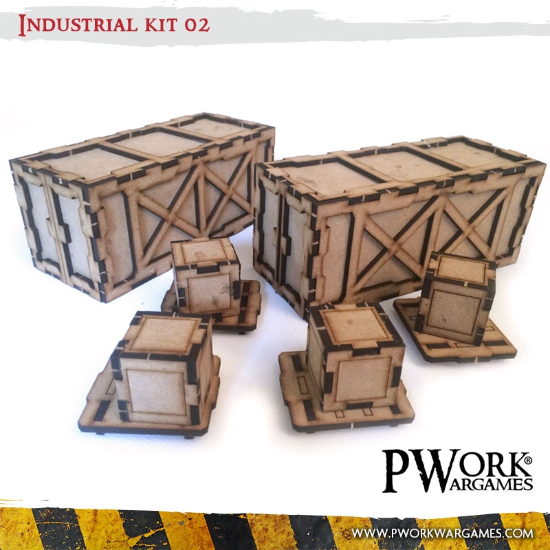 Wargame News and Terrain: Pwork Wargames: MDF Scenery - Industrial ...