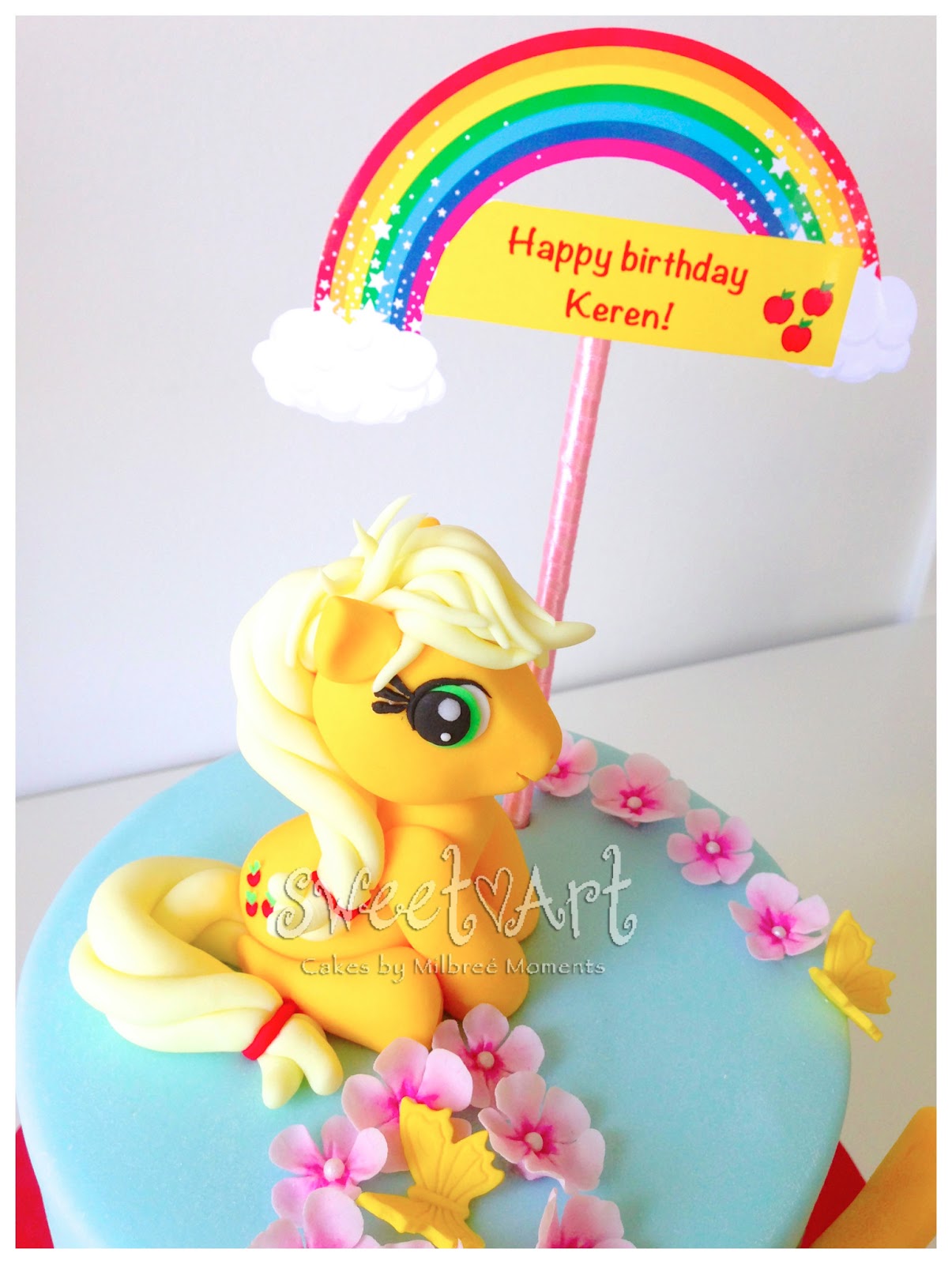 Sweet Art Cakes by Milbreé Moments: Keren's My Little Pony (Applejack ...