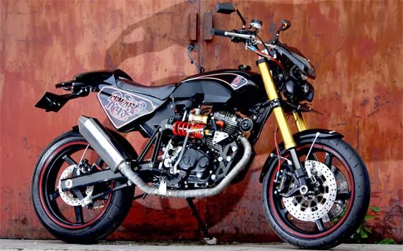 Modifikasi Motor Bebek Menjadi Semi Trail - Ind Modified