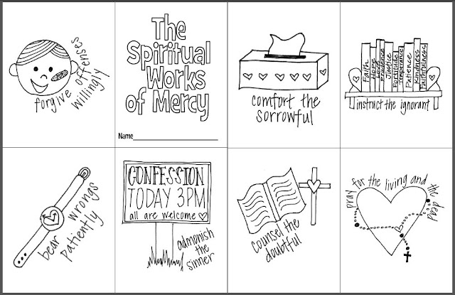 Look to Him and be Radiant: Spiritual Works of Mercy Teaching Tools