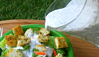 Sprinkle Some Sunshine!: garlic parmesan ranch dressing & homemade ...