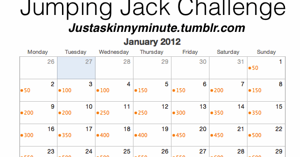 Jumping Jacks Challenge