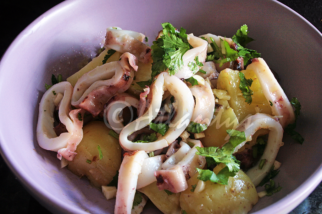 Terapia do Tacho: Lulas grelhadas com alho e coentros (Grilled squid ...