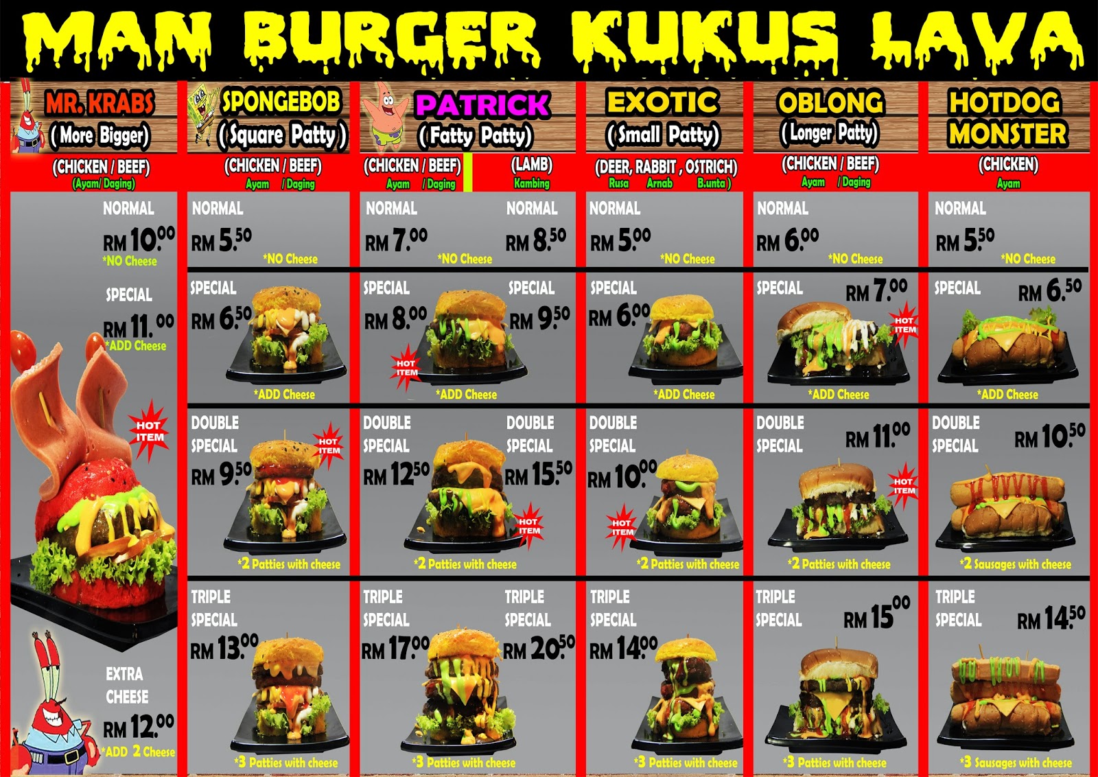 MAN Burger Kukus LAVA