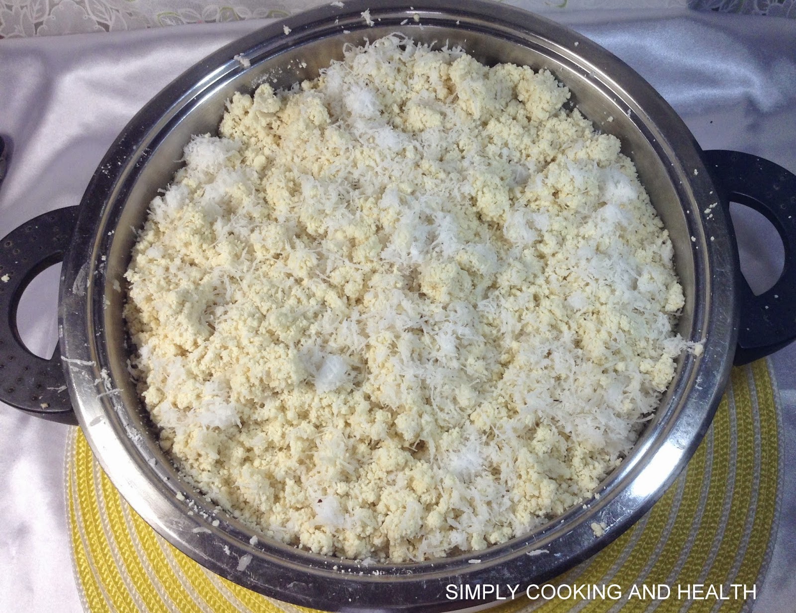 Simply Cooking and Health: Quick scrambled wheat flour (puttu ) stir ...
