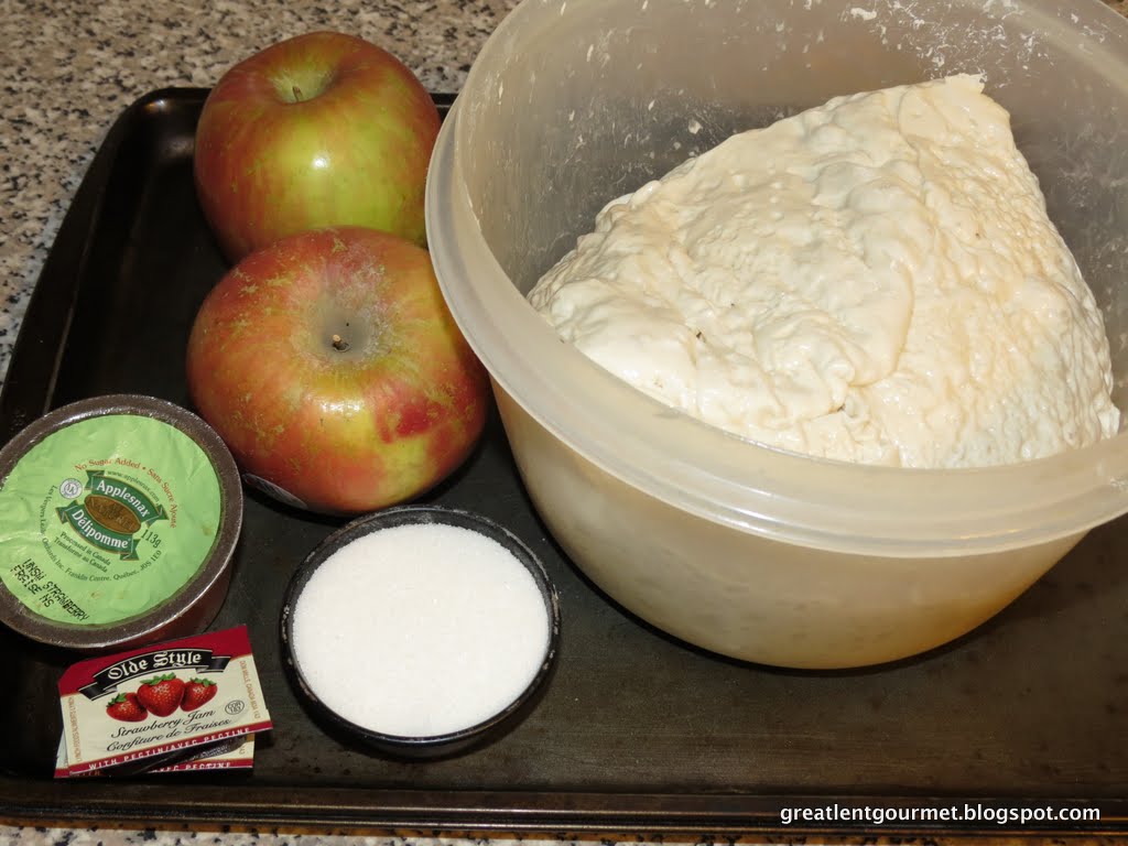 Great Lent Gourmet: Day 35: Vegan Blush Apple Pizza Tart Using Artisan ...