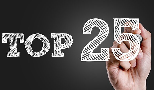 Top 25 Sites/Apps of 2018