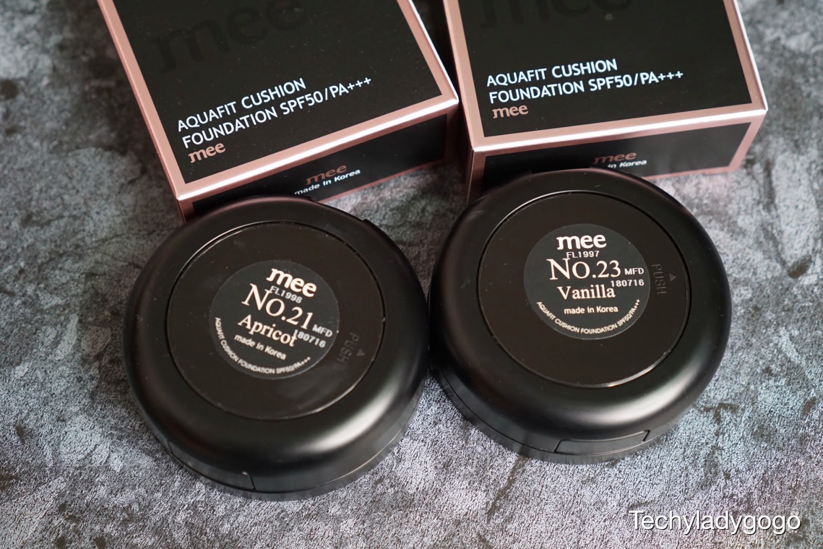 รีวิวเมคอัพใหม่จาก mee คุชชั่น ดินสอเขียนคิ้ว และลิปสติก | TechyLadyGogo