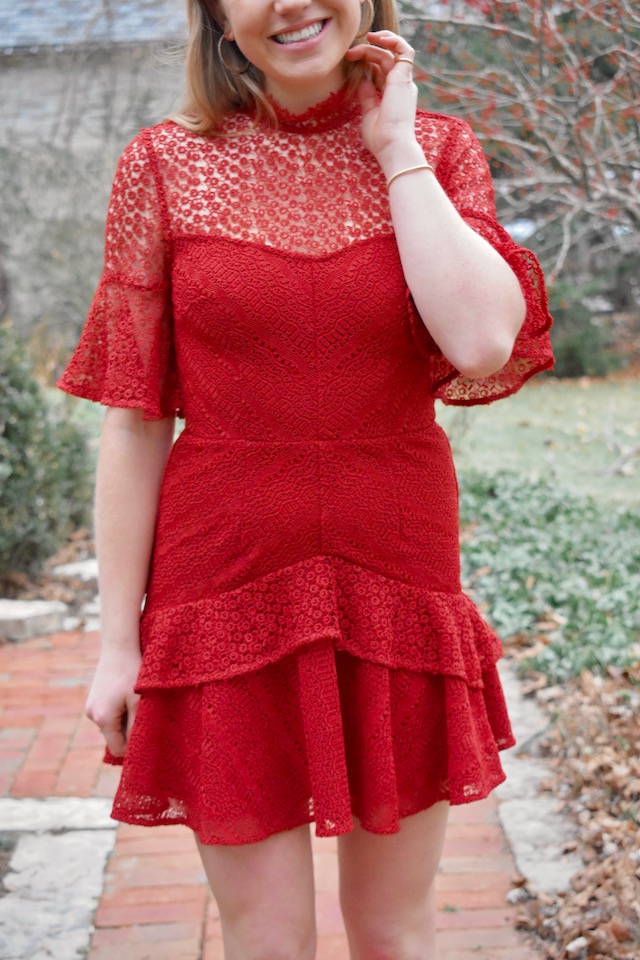 A Pretty Red Dress with Rent The Runway