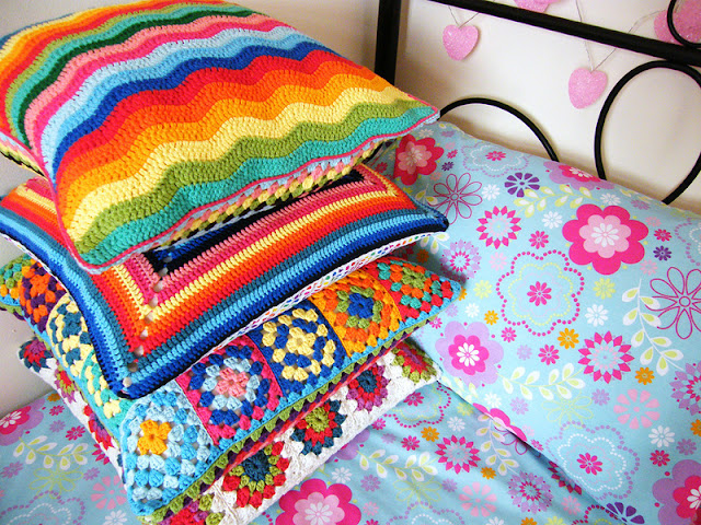 AMARNA ARTESANATO E IMAGENS: SUGESTÕES DE CROCHÊ COLORIDO - clique nas ...