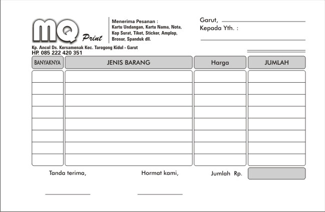 Transaksi dan Bukti Transaksi
