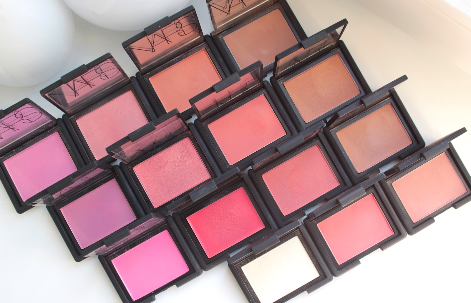 delicate hummingbird.: NARS Blushes overview.