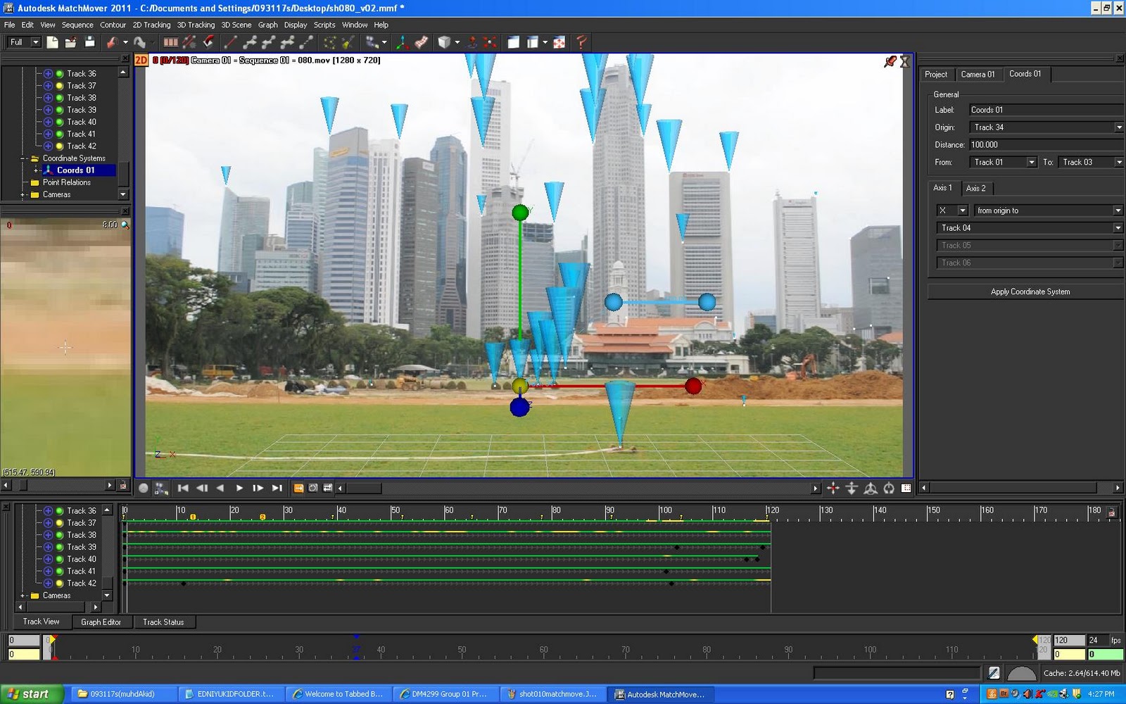 DM4299 Group 01 Production Blog: Matchmove Test