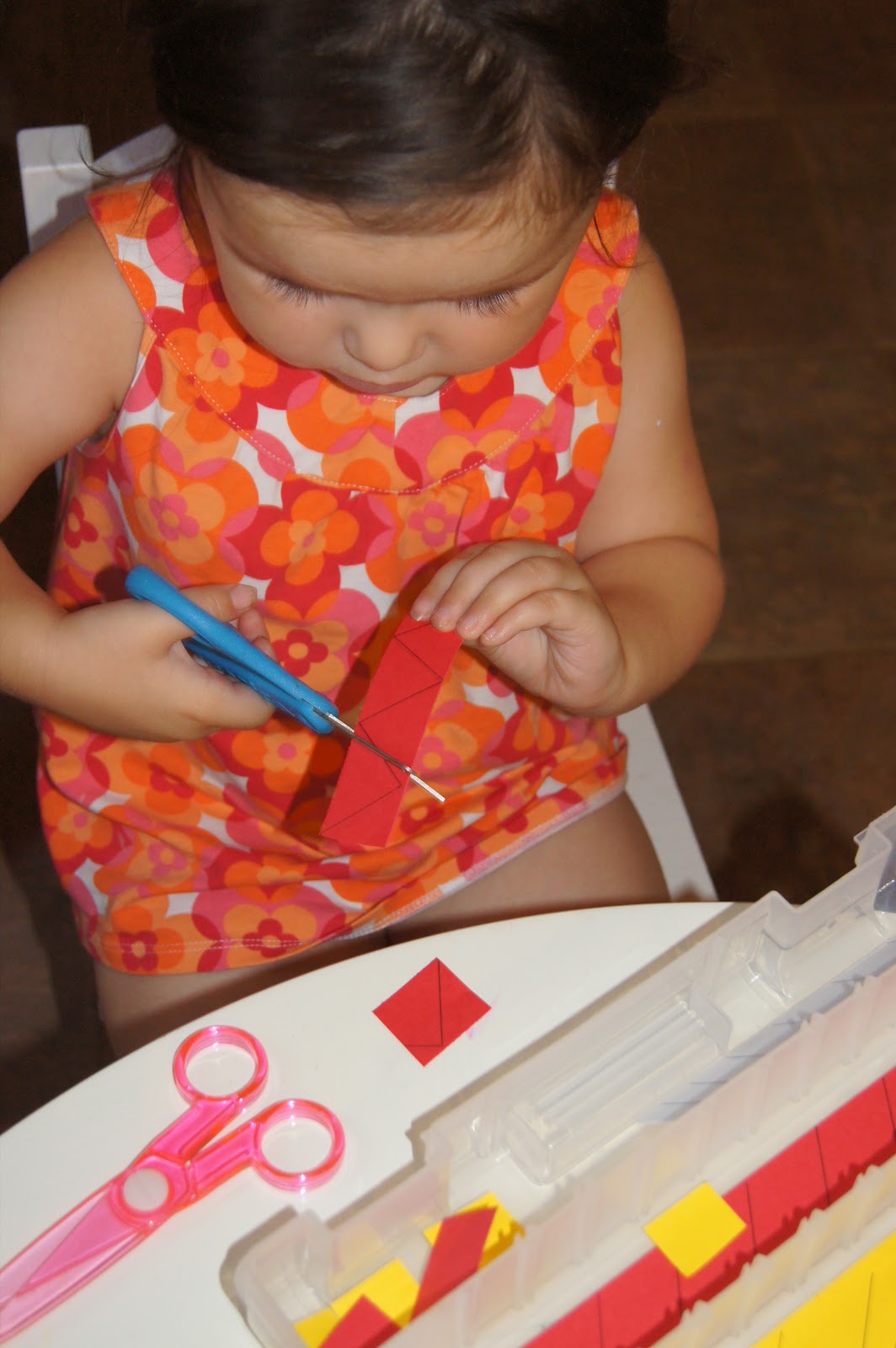 Cutting Practice Activity Box, Montessori Practical Life At Home ...