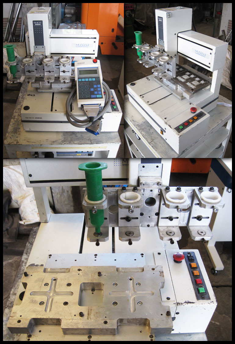 2nd MACHINE: 3-Axis robot +Dispensing machine(4 unit) +Teaching pendant ...