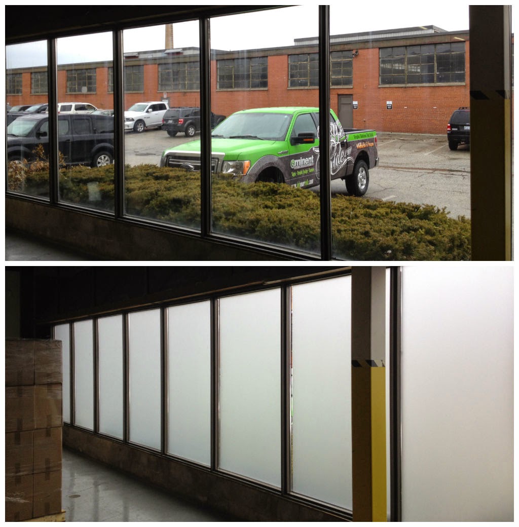 Frosted Vinyl - Eminent Custom Graphics inc.