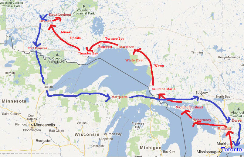 Annie and Rich's Travel Adventures: North West Ontario Drive - Dorset ...