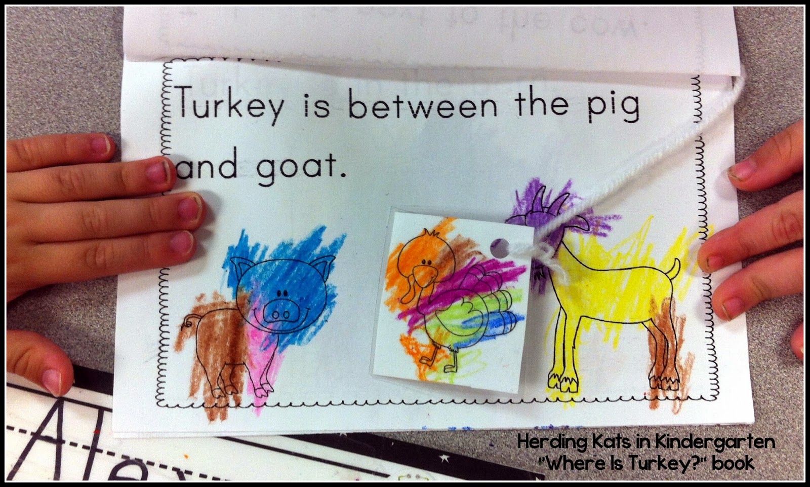 Herding Kats in Kindergarten: Adorable Turkey Hats & Positional Words!