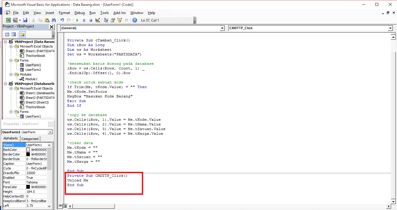 MEMBUAT FORM ISIAN DATA SEDERHANA pada Ms. EXCEL | Novandha Putri