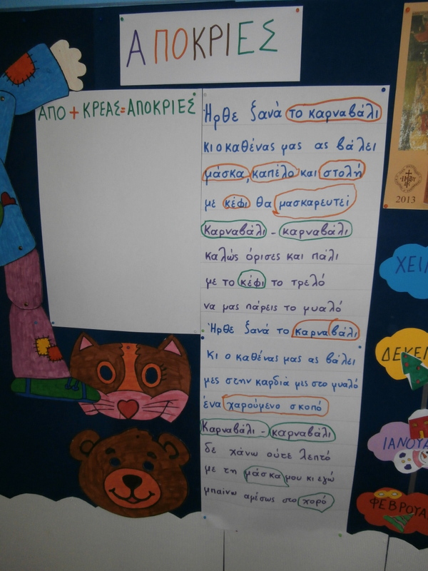 15ο ΝΗΠΙΑΓΩΓΕΙΟ ΚΟΡΥΔΑΛΛΟΥ: ΚΑΛΩΣ ΤΟ ΚΑΡΝΑΒΑΛΙ...