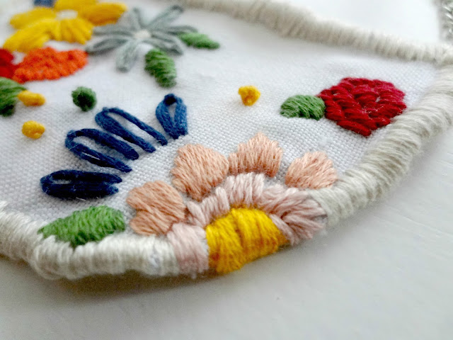 Little Treasures: Embroidered Pendant DIY