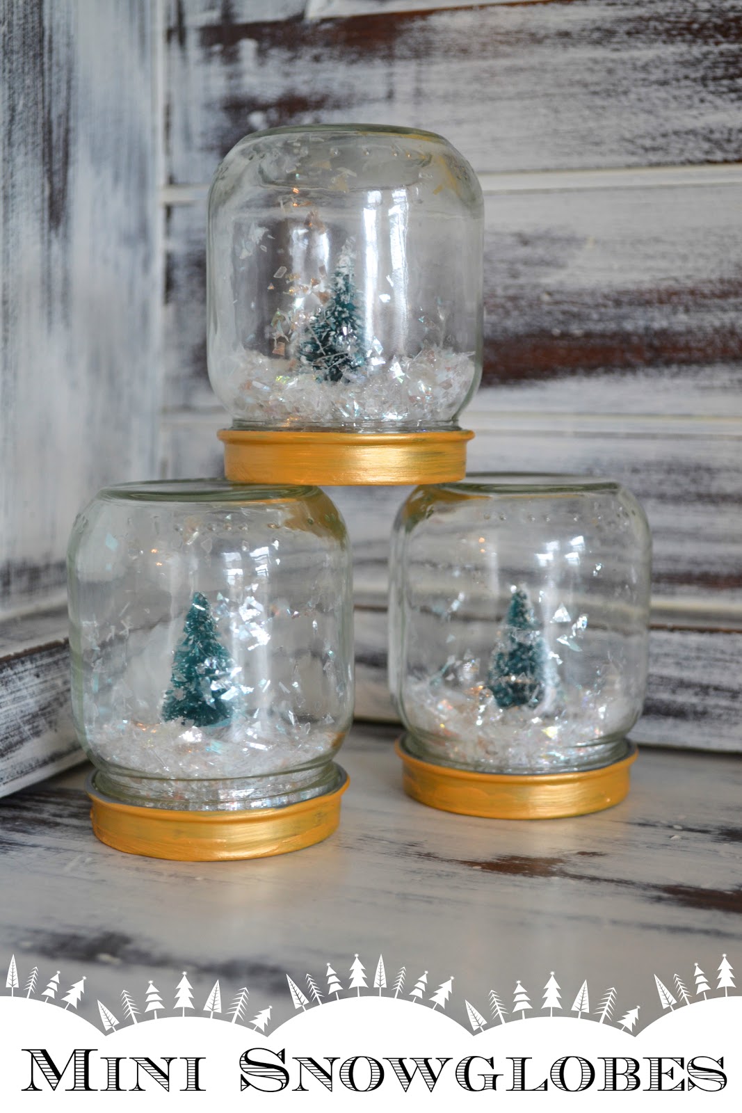 The Domestic Doozie: DIY Mini Snowglobes