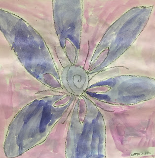 Art Room Blog: 2nd Grade Georgia O'keeffe Flowers...
