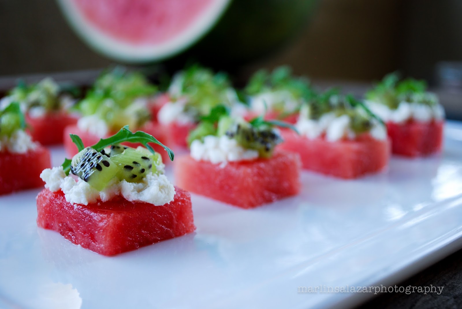 Marlin Salazar Food Styling and Photography: Watermelon Canape