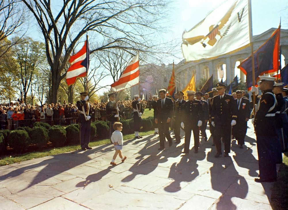 JFK + 50: JFK VISITS ARLINGTON ON VETERANS DAY 1963