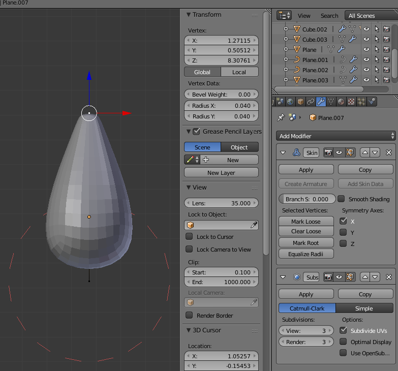 Semi-Parametric Design in Blender, Part 2