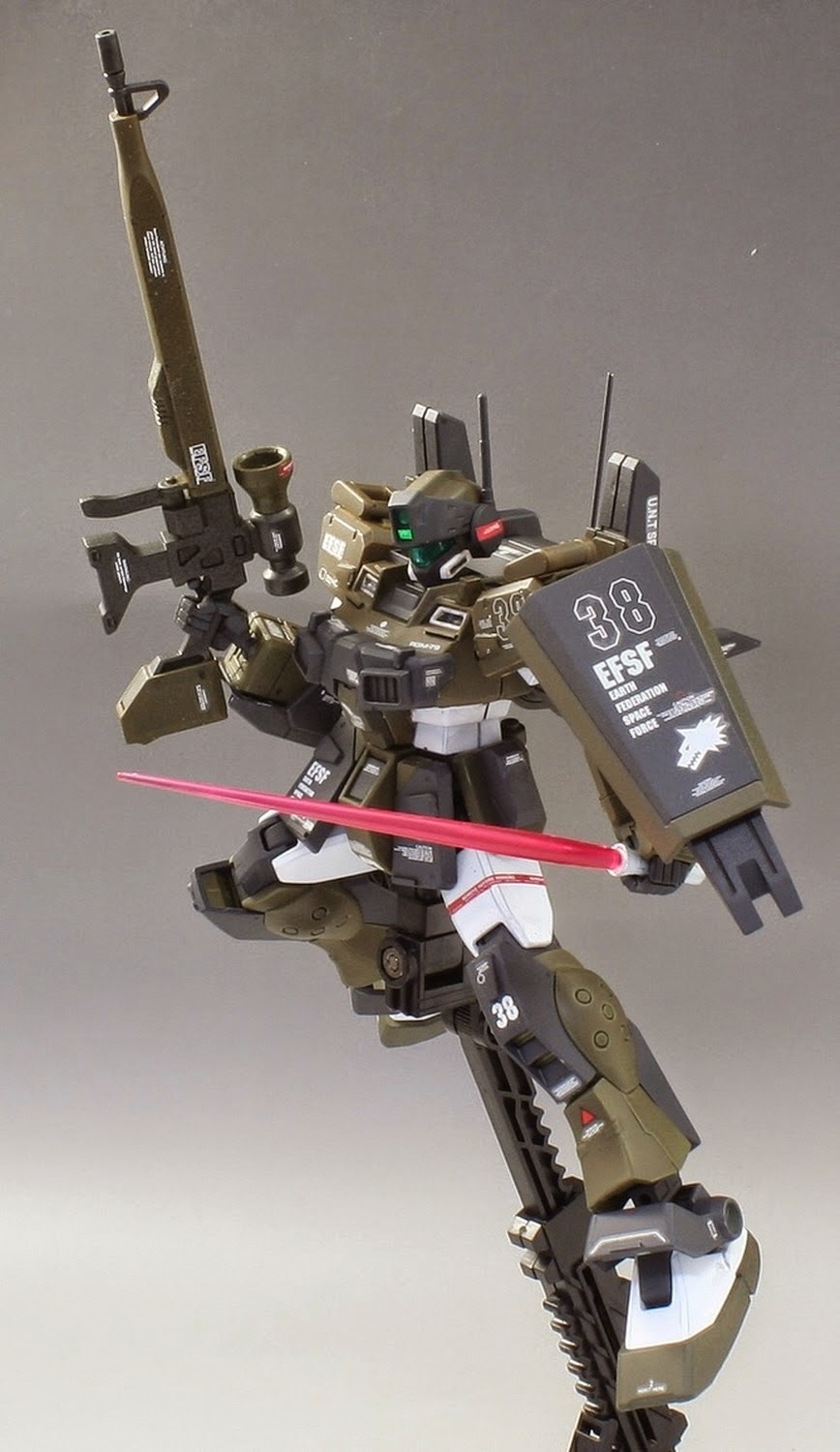 GUNDAM GUY: 1/144 GM Sniper Custom R38 - Customized Build