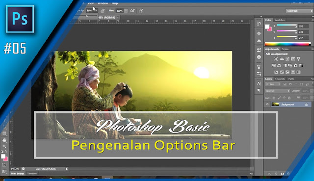 Tutorial Photoshop Dasar Part 5 : Kegunaan Options Bar Pada Adobe ...