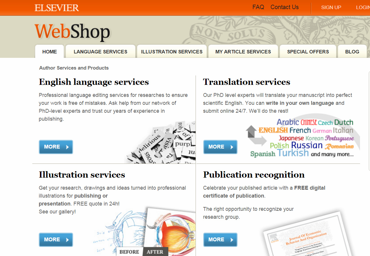 Noticias y Punto: Elsevier Webshop: servicios de edición, traducción e ...