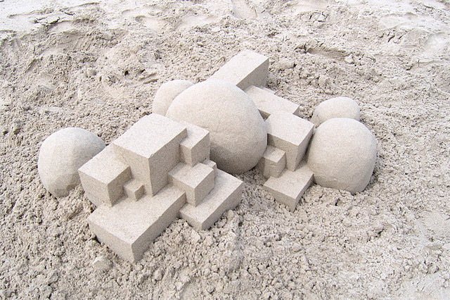 Awesome Geometrical Types Shaped With Sand