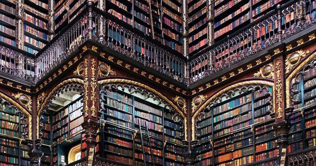 daily timewaster: The Royal Portuguese Cabinet of Reading in Rio de ...